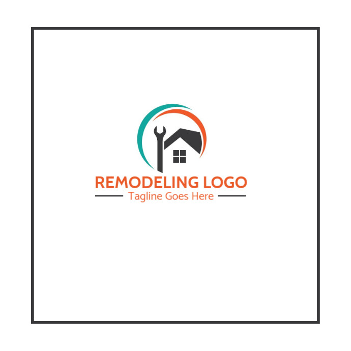 Professional Remodeling Logo, Remodeling Logo, Remodeling Logo Design ...