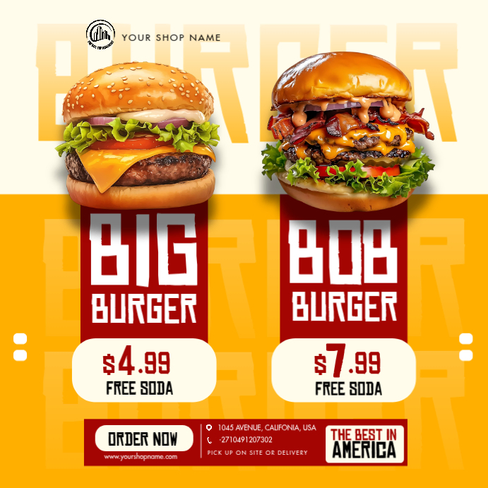Professional Restaurant Flyer Design, Food Promotion Poster, Fast Food ...