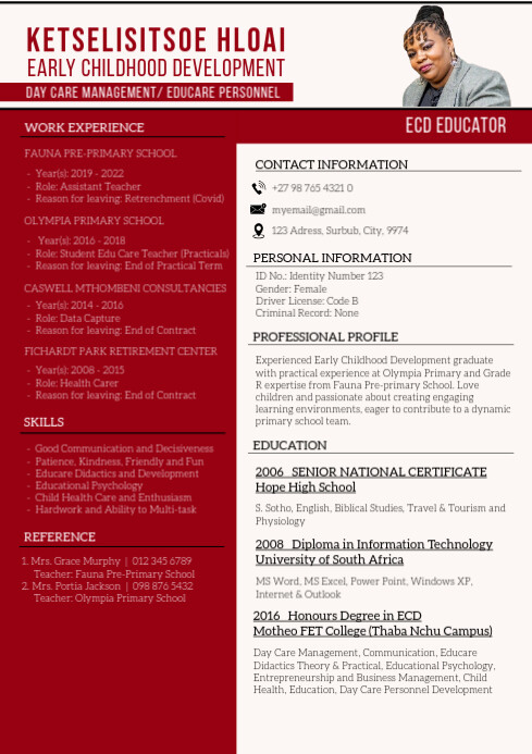 Professional Resume/ CV Template | PosterMyWall
