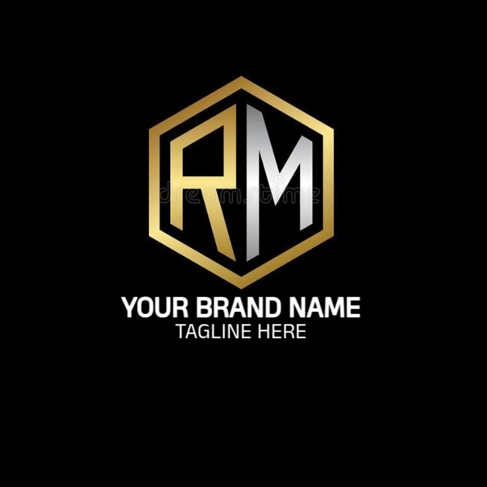 Professional Rm Letter Logo Design Logo Template | PosterMyWall