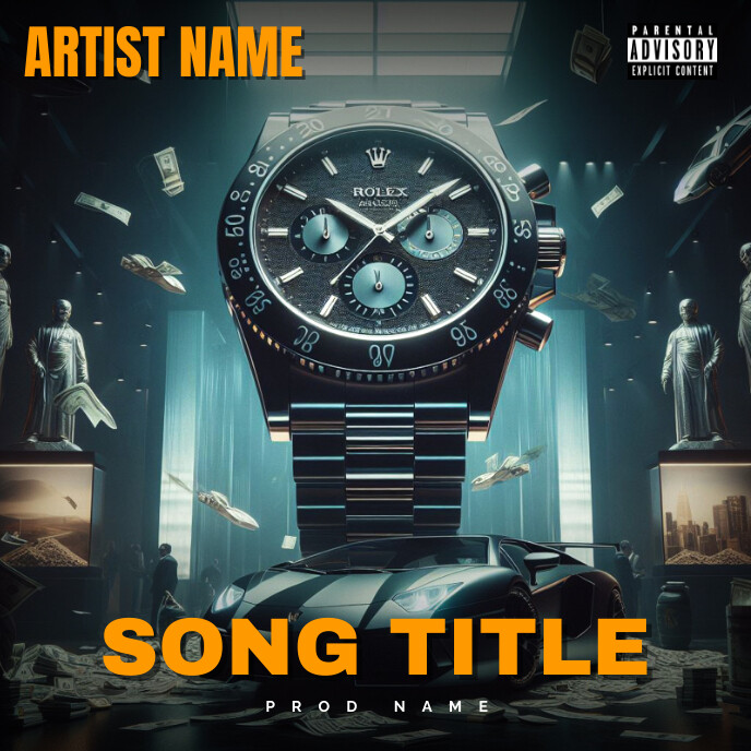 Professional Rolex Album Cover Template | PosterMyWall