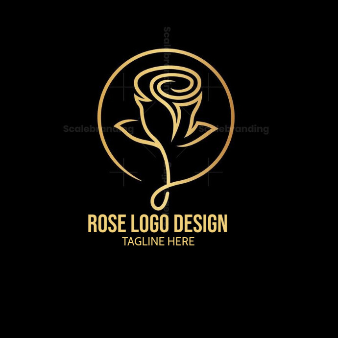 Professional Rose Logo Design Logo Template | PosterMyWall