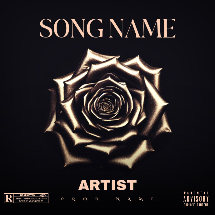 Professional Roses Album Cover Template | PosterMyWall