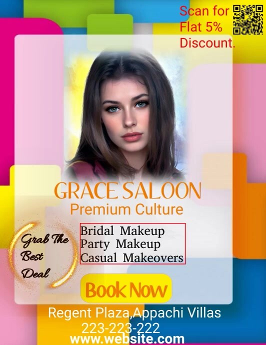 Professional Saloon Flyer (us Letter) Template | PosterMyWall