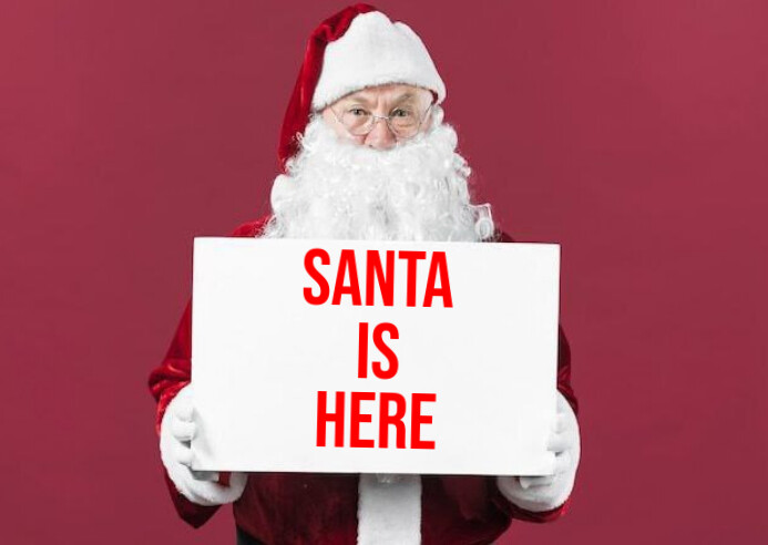 Copy of Professional Santa Claus Christmas Postcard | PosterMyWall