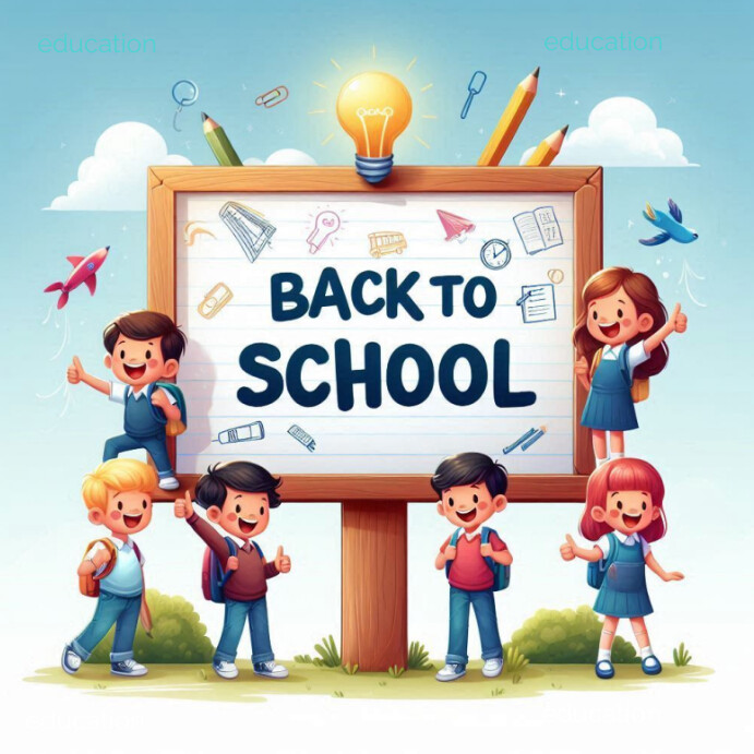 Professional School Resumption Instagram Pos Template | PosterMyWall