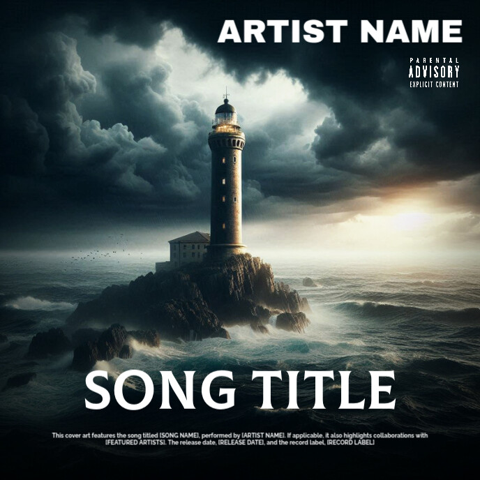 Professional Sea Album Cover Template | PosterMyWall