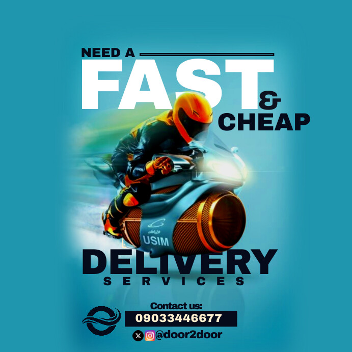 Professional services, Delivery Service flyer Template | PosterMyWall