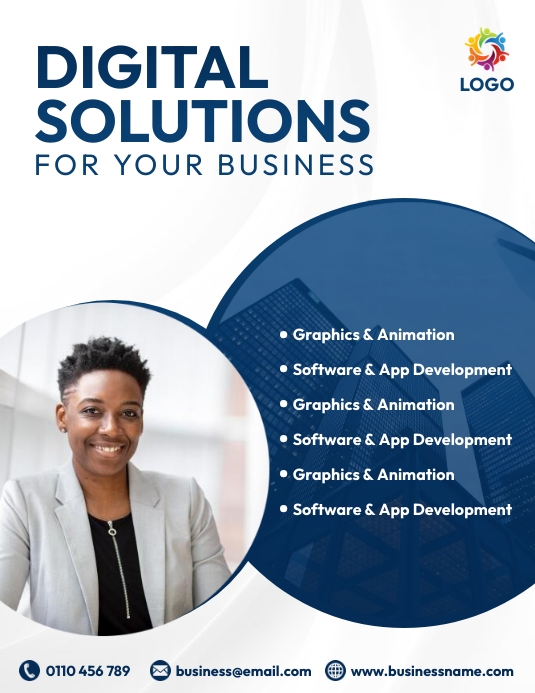 professional services corporate flyer Template | PosterMyWall