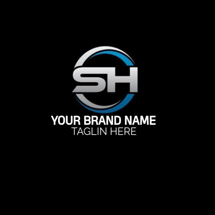 Plantilla de Professional Sh Logo Design For Your Brand Business Or ...