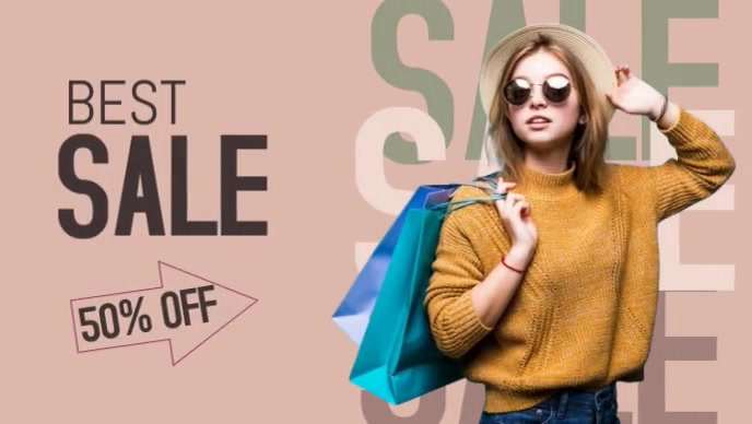 professional shopping animation ads Template | PosterMyWall
