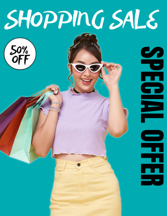 Professional Shopping Flyer Template | PosterMyWall