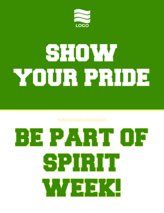 Copy of Professional Show School Pride Spirit Week High Middle School ...
