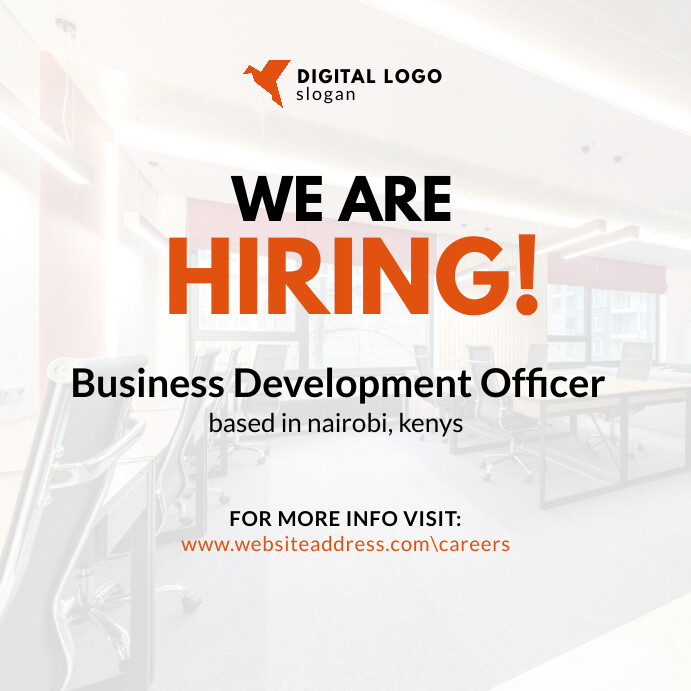 Copy of Professional Simple hiring social media Post | PosterMyWall