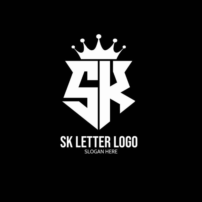 Professional Sk Letter Logo Logo Template | PosterMyWall