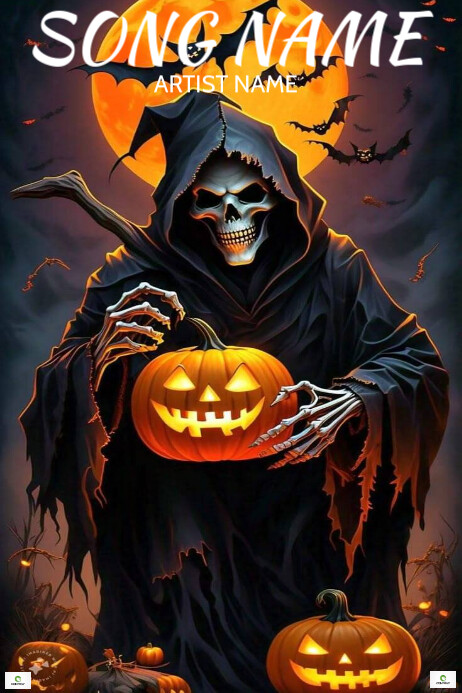 Professional Skull Mixtape Fire Album Cover Art Design Poster Template ...