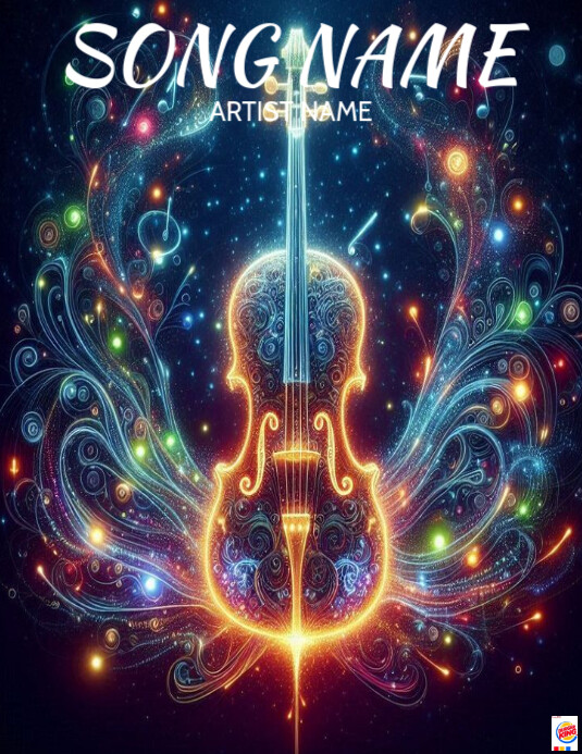 Professional Song Album Art Cover Flyer (us Letter) Template | PosterMyWall