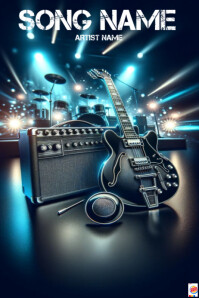 Professional Song Album Art Cover Flyer (us Letter) Template | PosterMyWall