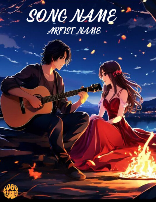 Modèle Professional Song Album Cover Flyer (us Letter) | PosterMyWall