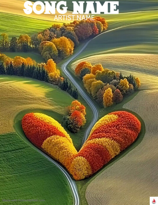 Professional Song Album Cover Flyer (us Letter) Template | PosterMyWall