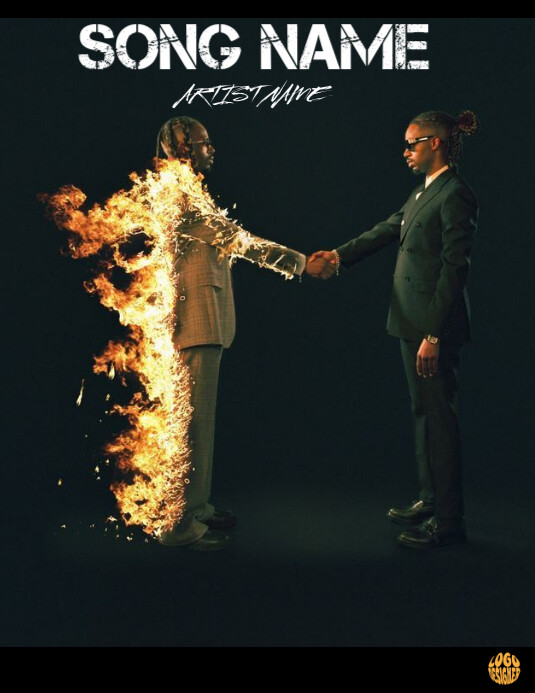 Professional Song Album Cover Flyer (us Letter) Template | PosterMyWall