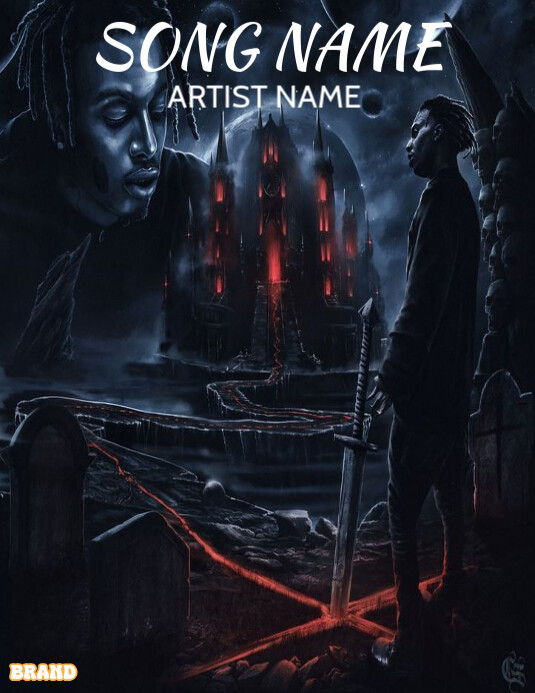 Plantilla de Professional Song Album Cover Flyer (us Letter) | PosterMyWall