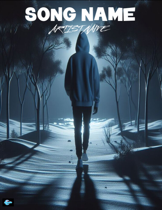 Plantilla de Professional Song Album Cover Flyer (us Letter) | PosterMyWall