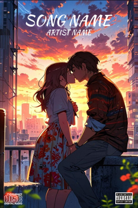 Professional Song Album Cover Poster เทมเพลต | PosterMyWall