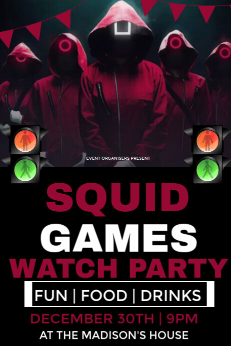 Plantilla de Professional Squid Game Poster | PosterMyWall