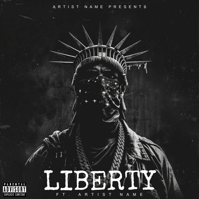 Professional Statue Of Liberty With Mask Albu Template | PosterMyWall