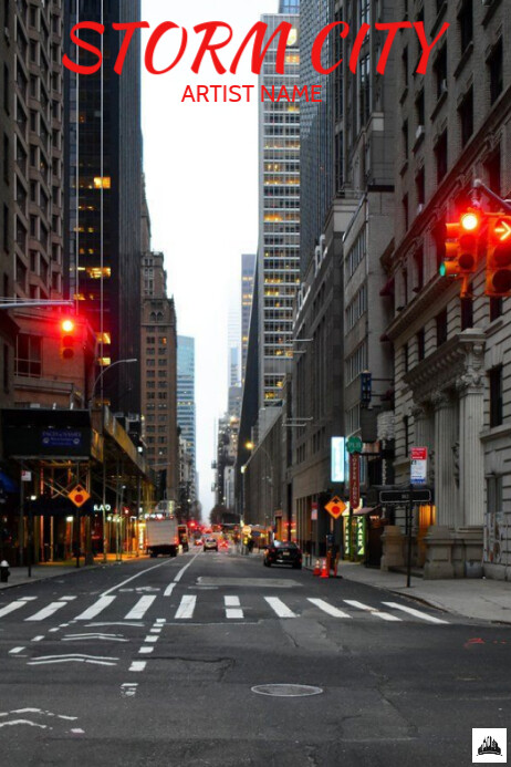 Professional Storm City Album Cover Poster Template | PosterMyWall