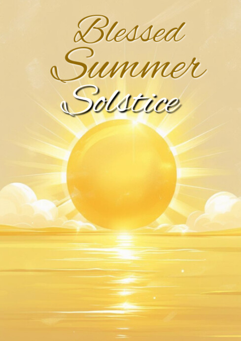 Professional Summer Solstice Template A4 | PosterMyWall