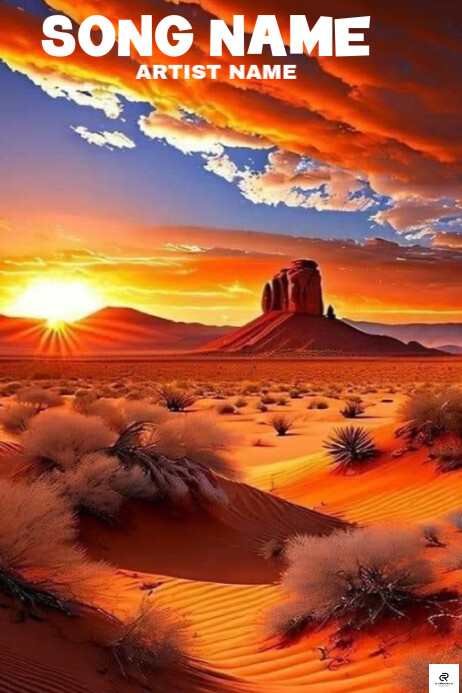 Professional Sunset Album Cover Poster Template | PosterMyWall