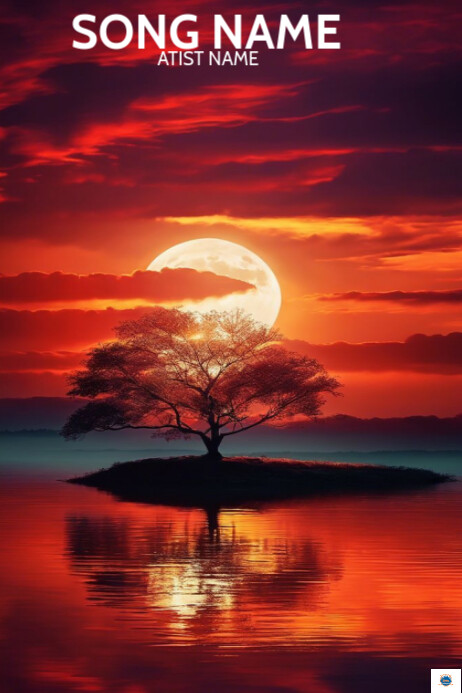 Professional Sunset Album Cover Poster Template | PosterMyWall