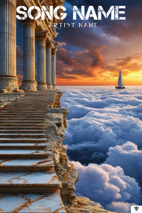 Professional Sunset Song Album Cover Poster Template | PosterMyWall