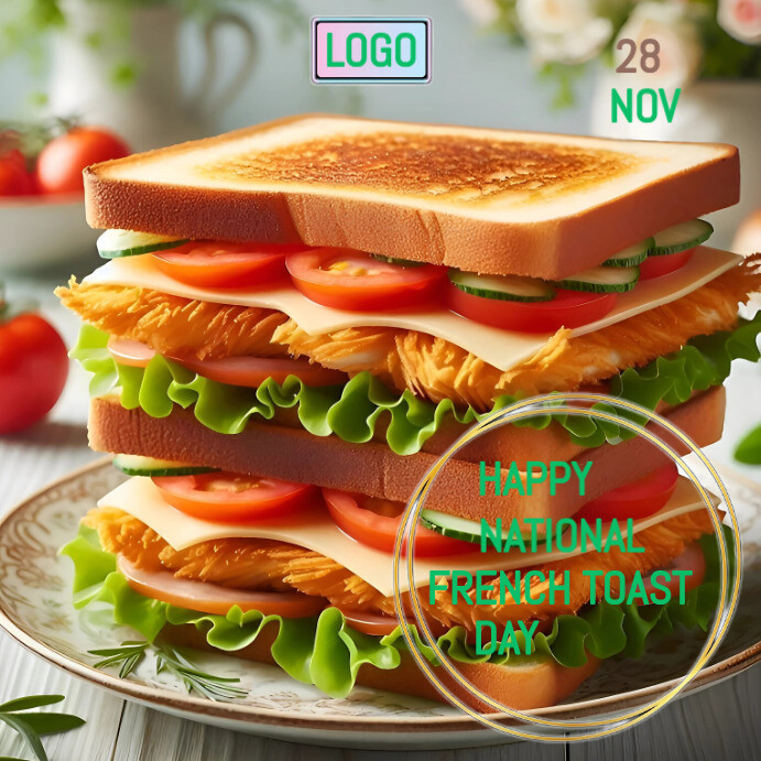 Copy of Professional Super Delight Breakfast Toast Instagram Post ...
