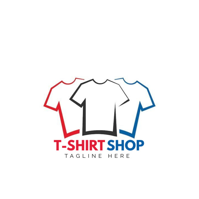 Copy of Professional T-shirt Shop Logo | PosterMyWall