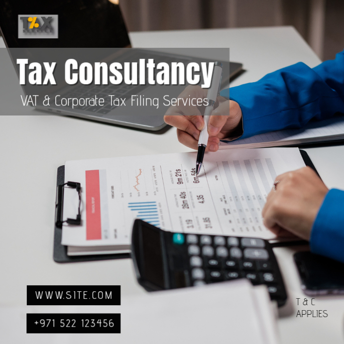 Professional Tax Filing Services Template | PosterMyWall