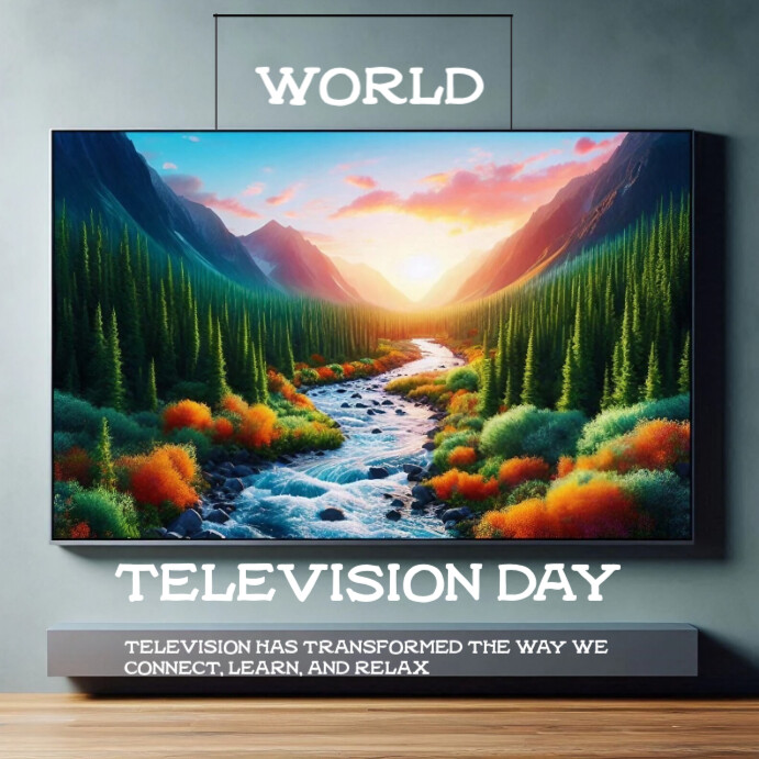 Plantilla de Professional Television Day Instagram Post | PosterMyWall