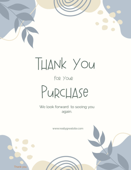 Professional Thank You For Your Patronage Flyer (us Letter) Template ...