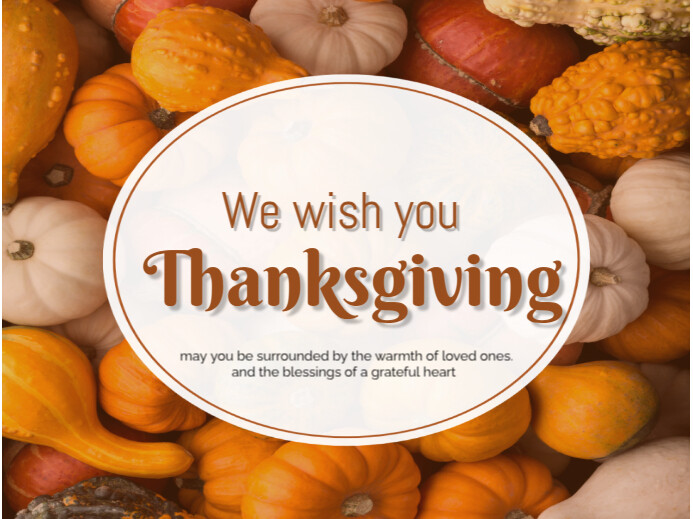 Professional Thanksgiving Template Yard Sign | PosterMyWall