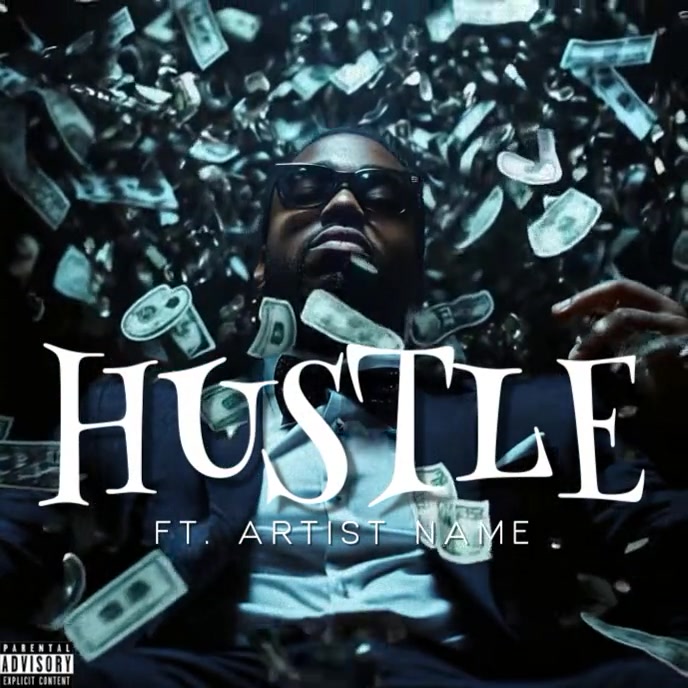 Professional The Hustle Money Raining, Money Falling Rap Hip Hop Album ...