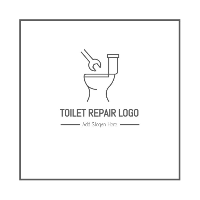 Professional Toilet Repair Logo, Toilet Repair Logo, Smart Toilet ...