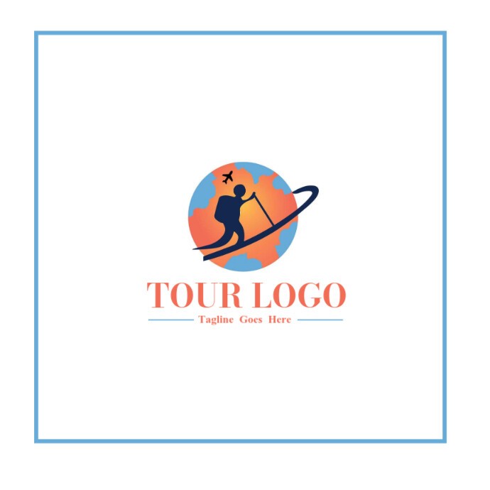 Copy of Professional Tour Logo, Tour Logo Design, Tour Adventure Logo ...