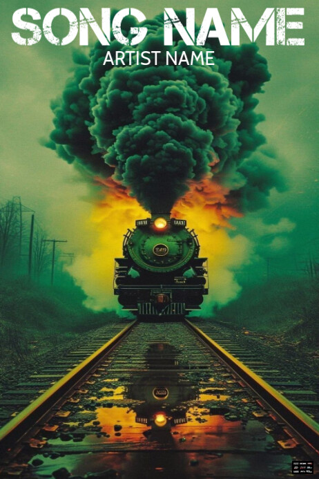 Copy of Professional Train Album Cover Art Design Poster | PosterMyWall