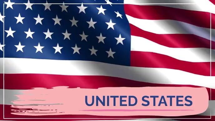 Professional United States Flag Video Present Template | PosterMyWall