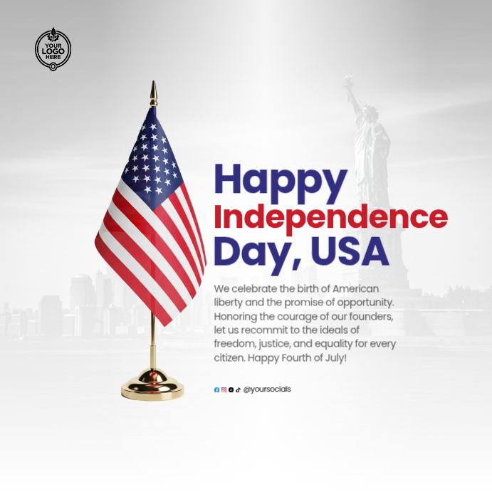 Professional USA Independence Day Corporate for Social Media Template ...