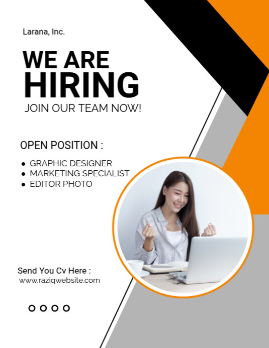 Professional We Are Hiring Flyer (us Letter) Template | PosterMyWall