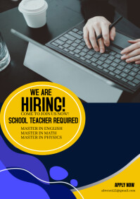 hiring flyer Template | PosterMyWall