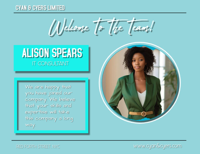 Modèle Professional Welcome To The Team Flyer Flyer (us Letter ...